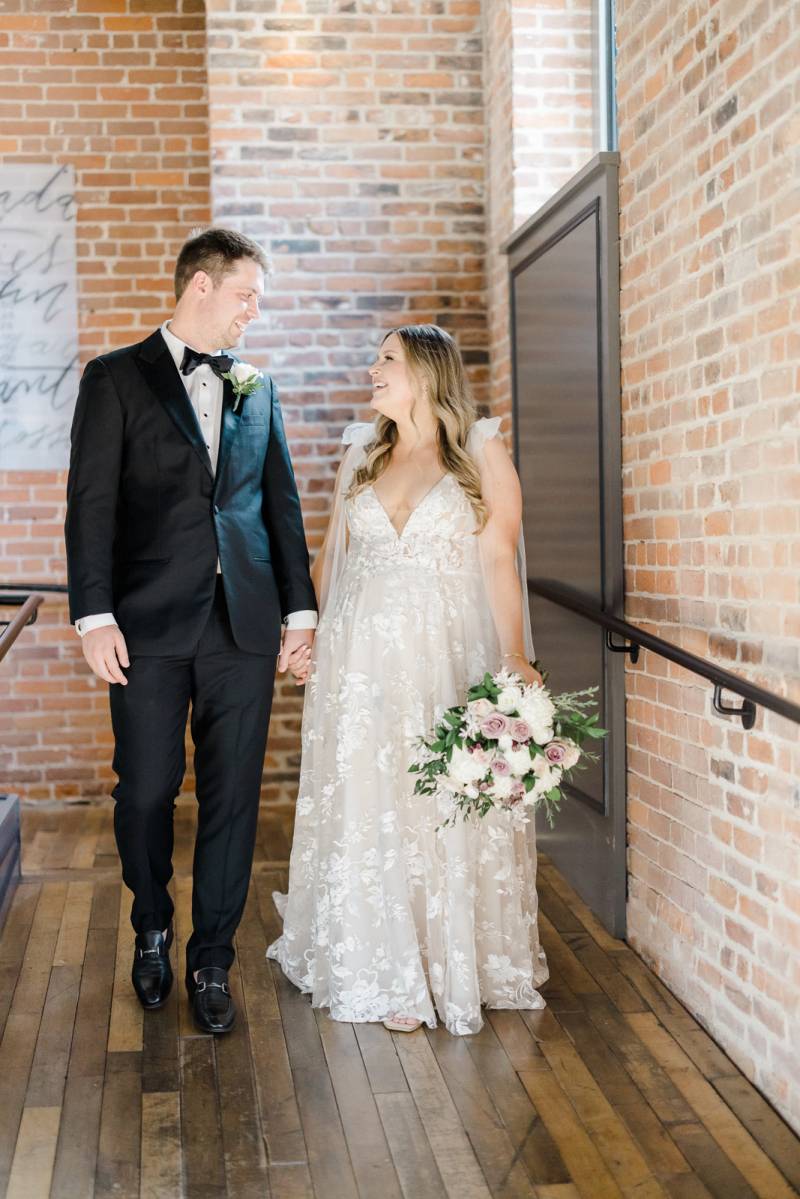 ROMANTIC MEETS MODERN WEDDING RECEPTION AT THE WATERFRONT CARGILL ROOM ...