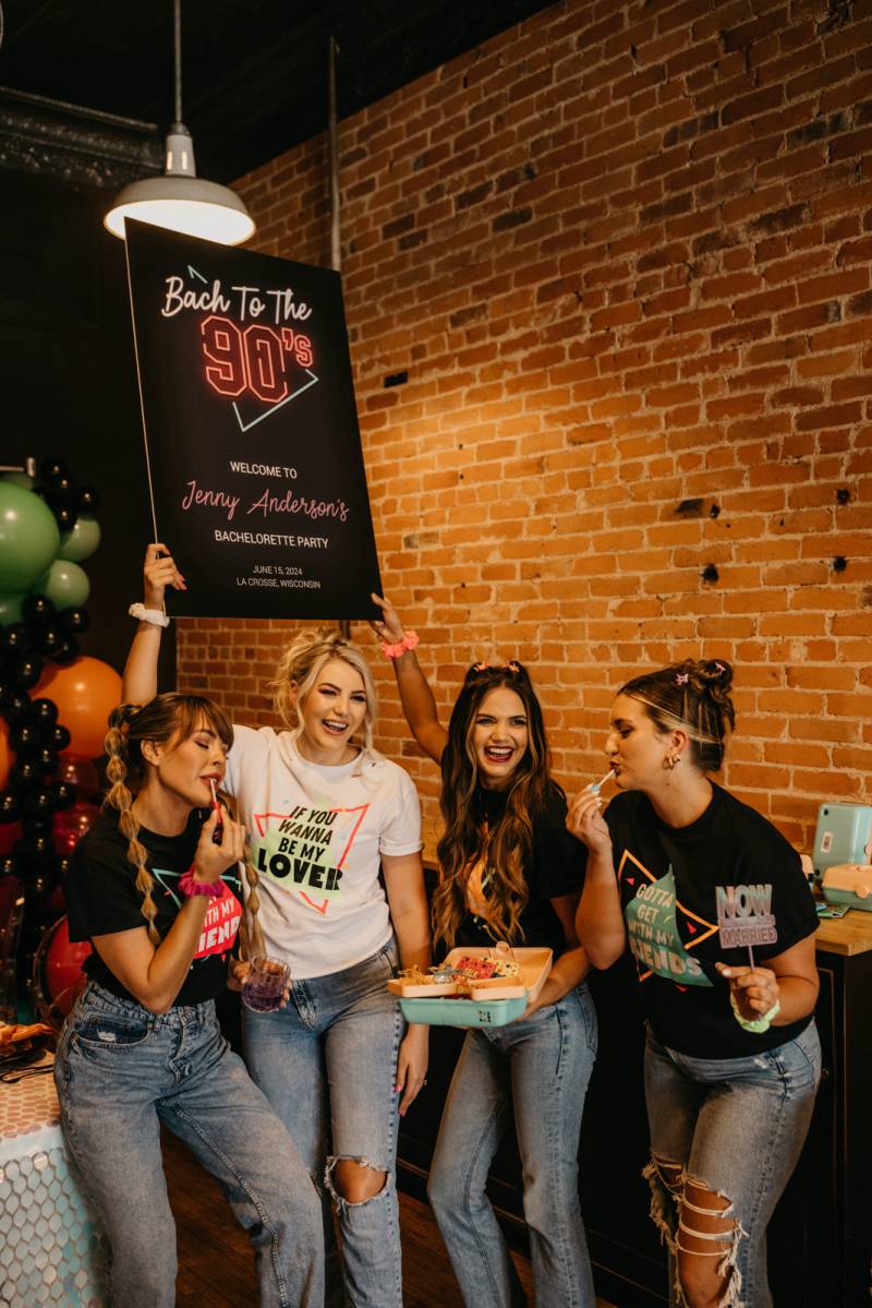 A NOSTALGIC '90S-THEMED BACHELORETTE PARTY DESIGN AT 4 SISTERS 4TH ...