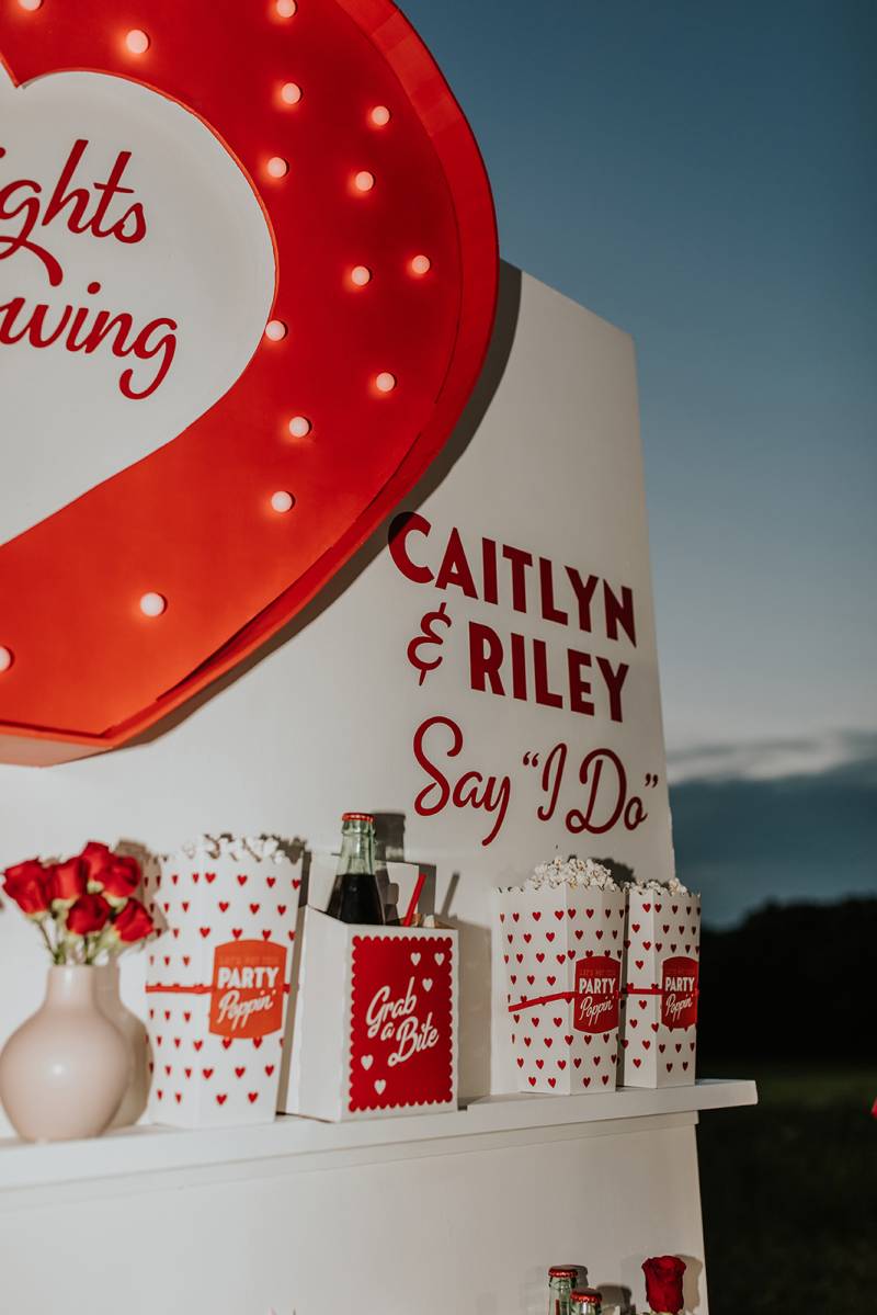 A RETRO '50S-STYLE DRIVE-IN ELOPEMENT WEDDING DESIGN IN WISCONSIN DELLS ...