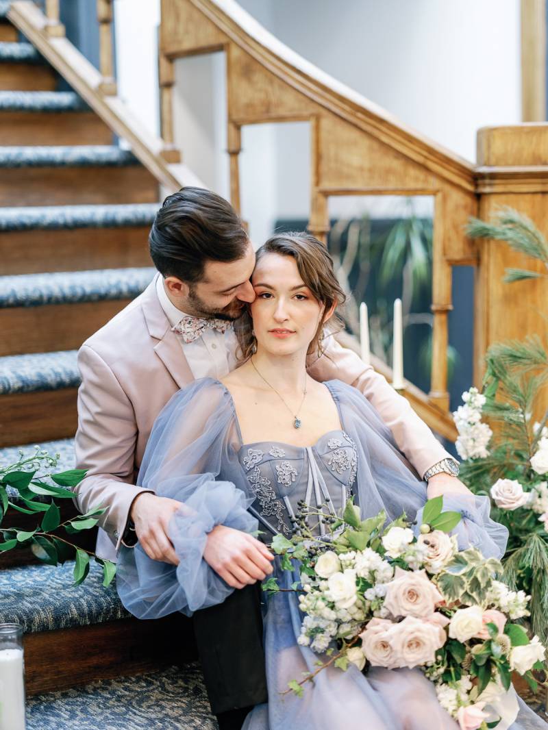 VINTAGE MEETS MODERN ROMANTIC FAIRYTALE WINTER WEDDING STYLED SHOOT AT ...