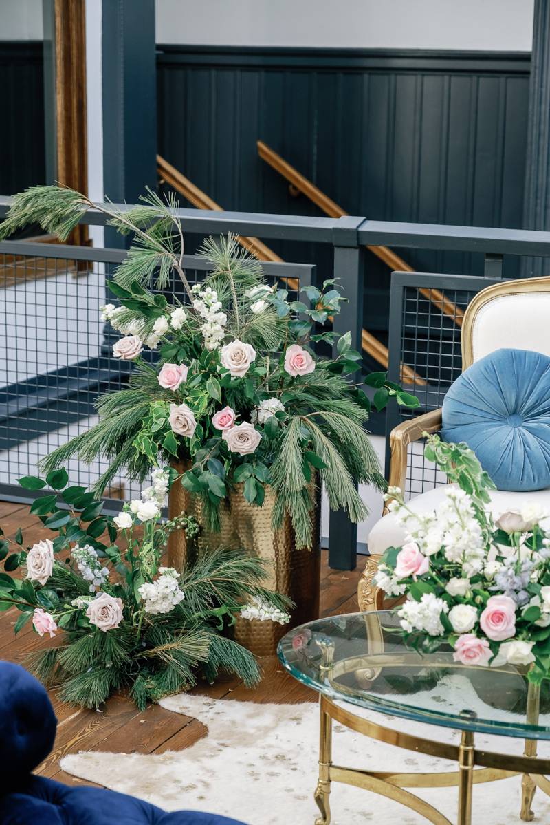 VINTAGE MEETS MODERN ROMANTIC FAIRYTALE WINTER WEDDING STYLED SHOOT AT ...