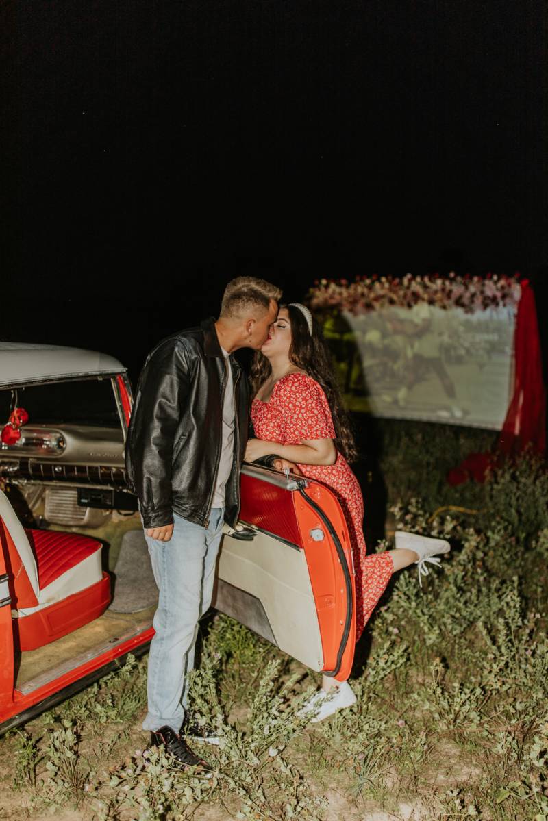 A RETRO '50S-STYLE DRIVE-IN ELOPEMENT WEDDING DESIGN IN WISCONSIN DELLS ...