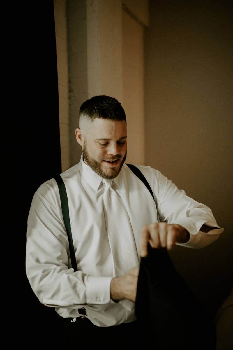 A MODERN INDUSTRIAL-CHIC WEDDING WITH NEUTRAL TONES AT GARVER EVENTS IN ...