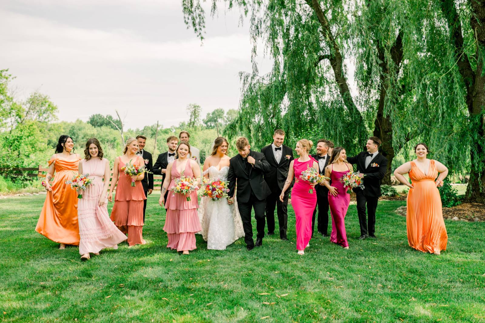 Tied by Fate: Jenna & Cam's Fresh, Floral-Filled Wedding at Harvest ...