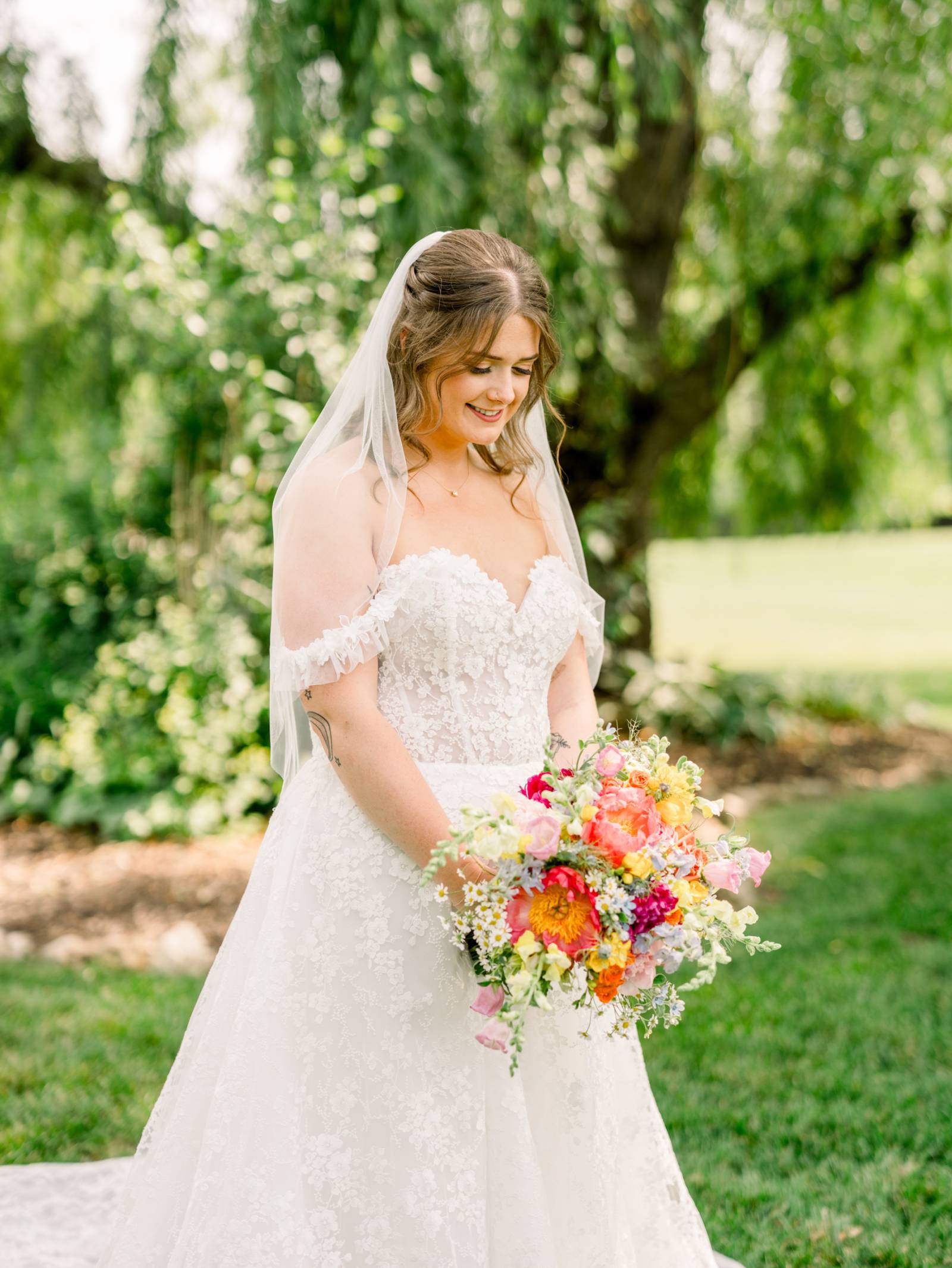 Tied by Fate: Jenna & Cam's Fresh, Floral-Filled Wedding at Harvest ...