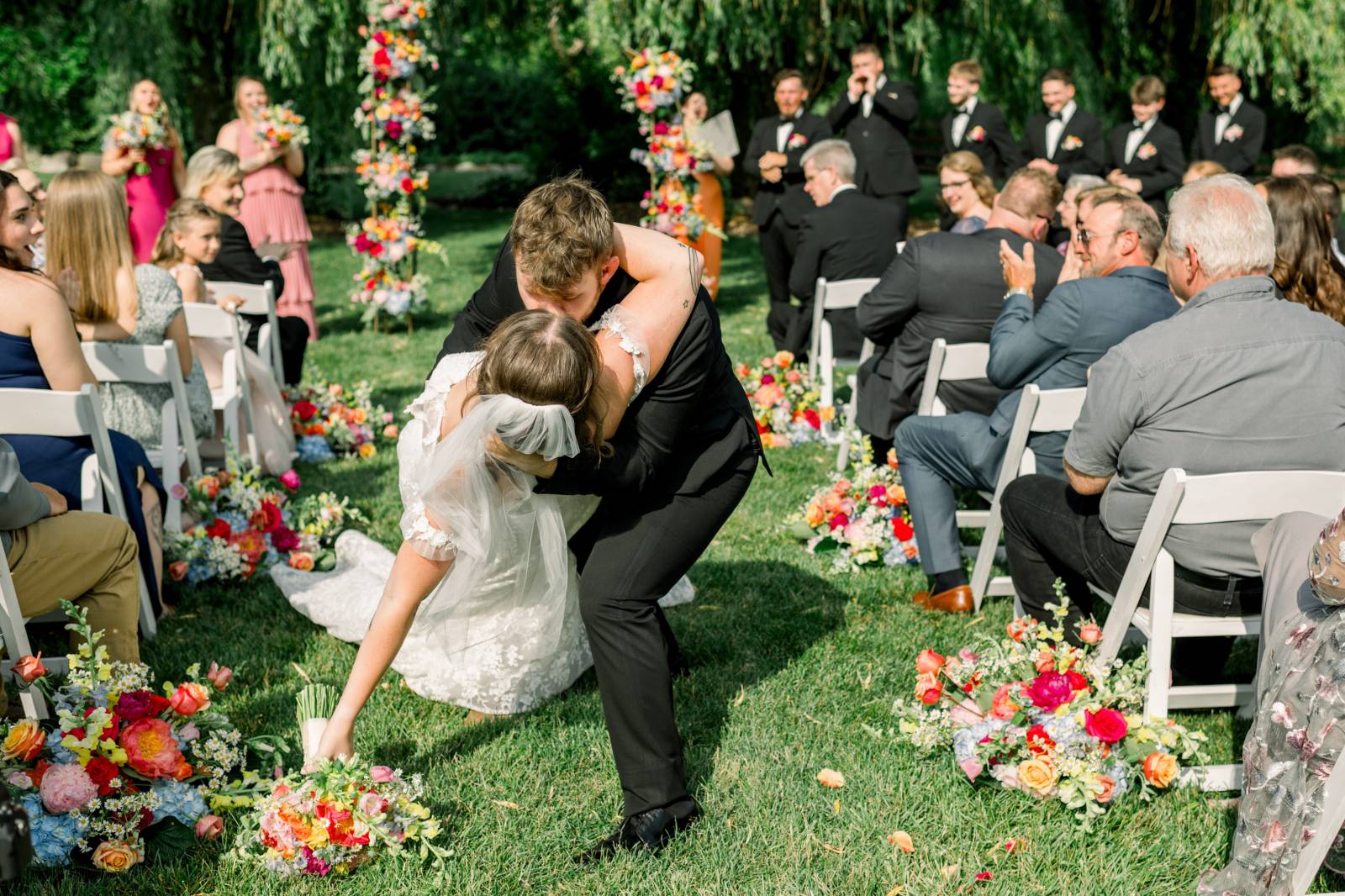 Tied by Fate: Jenna & Cam's Fresh, Floral-Filled Wedding at Harvest ...