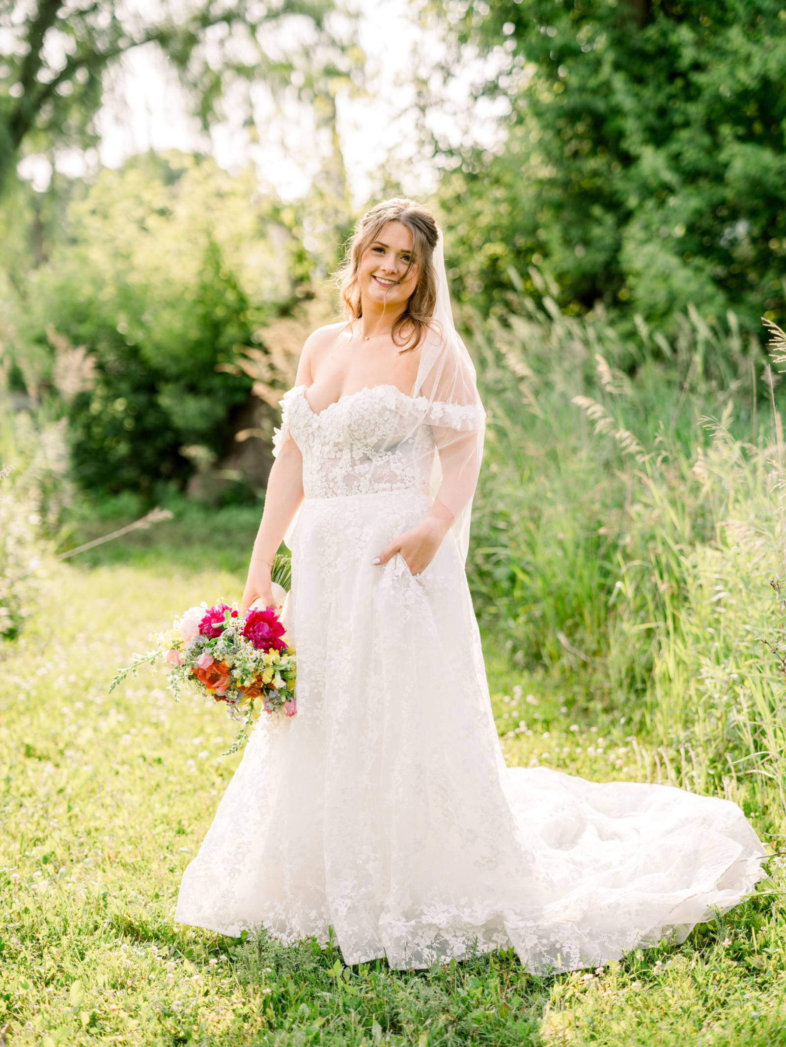 Tied by Fate: Jenna & Cam's Fresh, Floral-Filled Wedding at Harvest ...