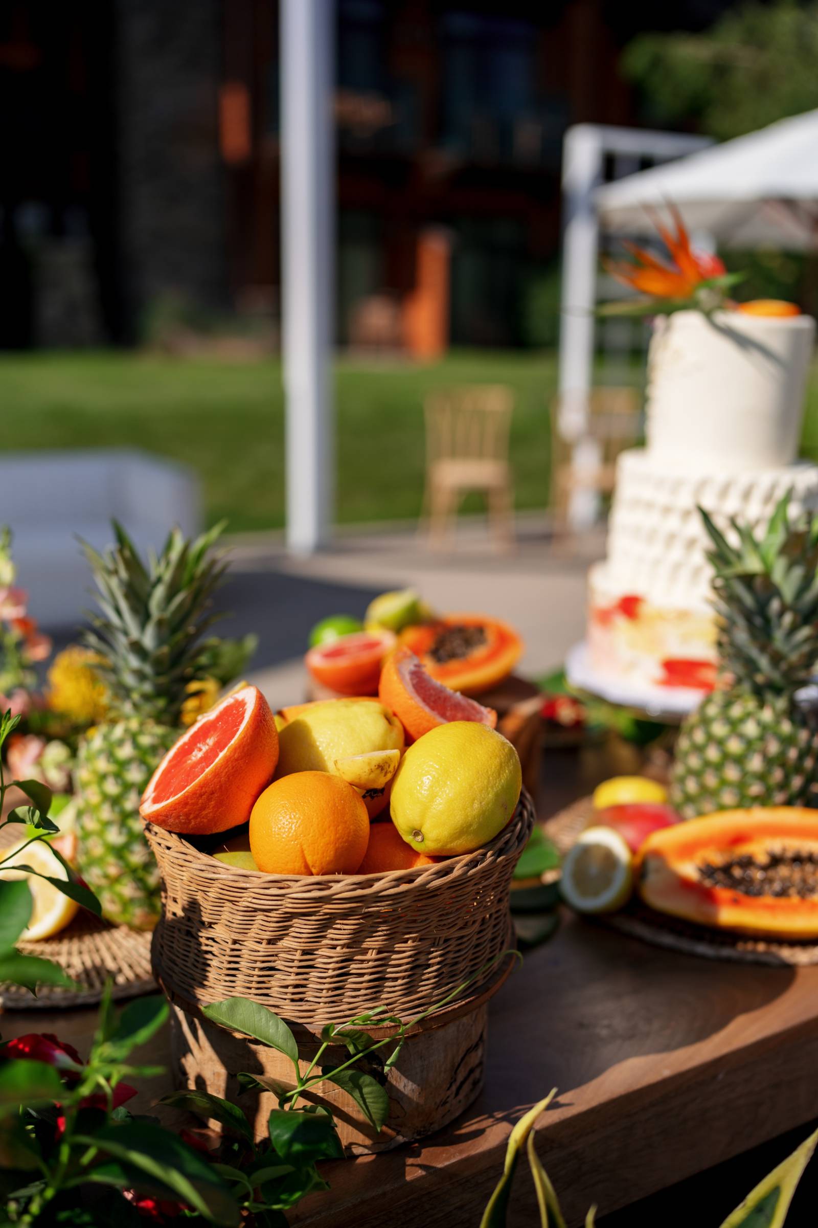 Papaya & Palm: A Tropical Wedding Editorial at Chula Vista's Chapel on ...