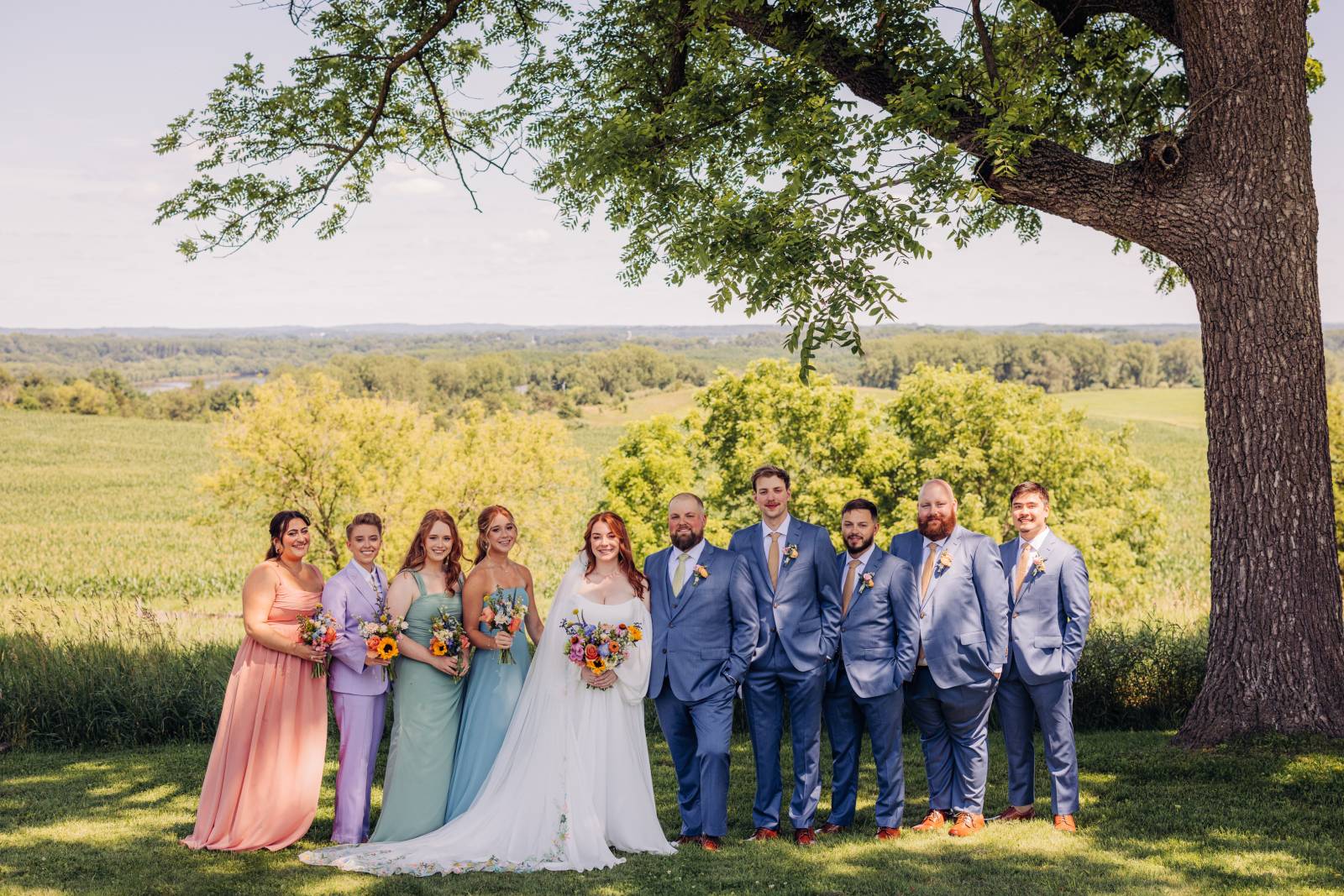 Kiley & Nathan: A Whimsical Wildflower Wedding at Vennebu Hill ...