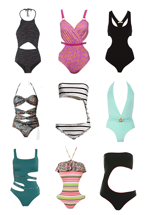Cut Out One Piece Swimsuit Colorado