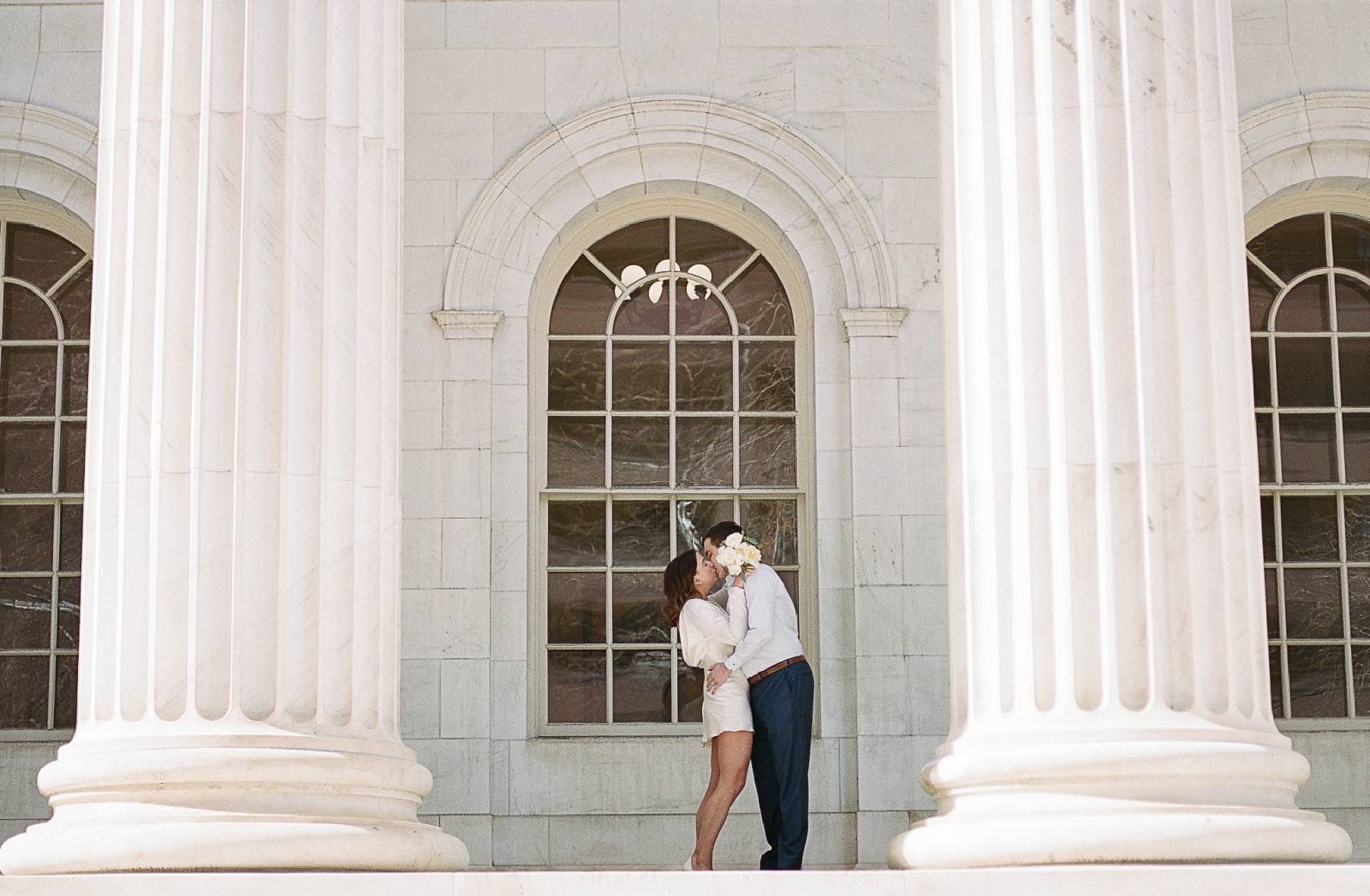 Sleek & Stylish Modern Courthouse Elopement | Denver Elopement