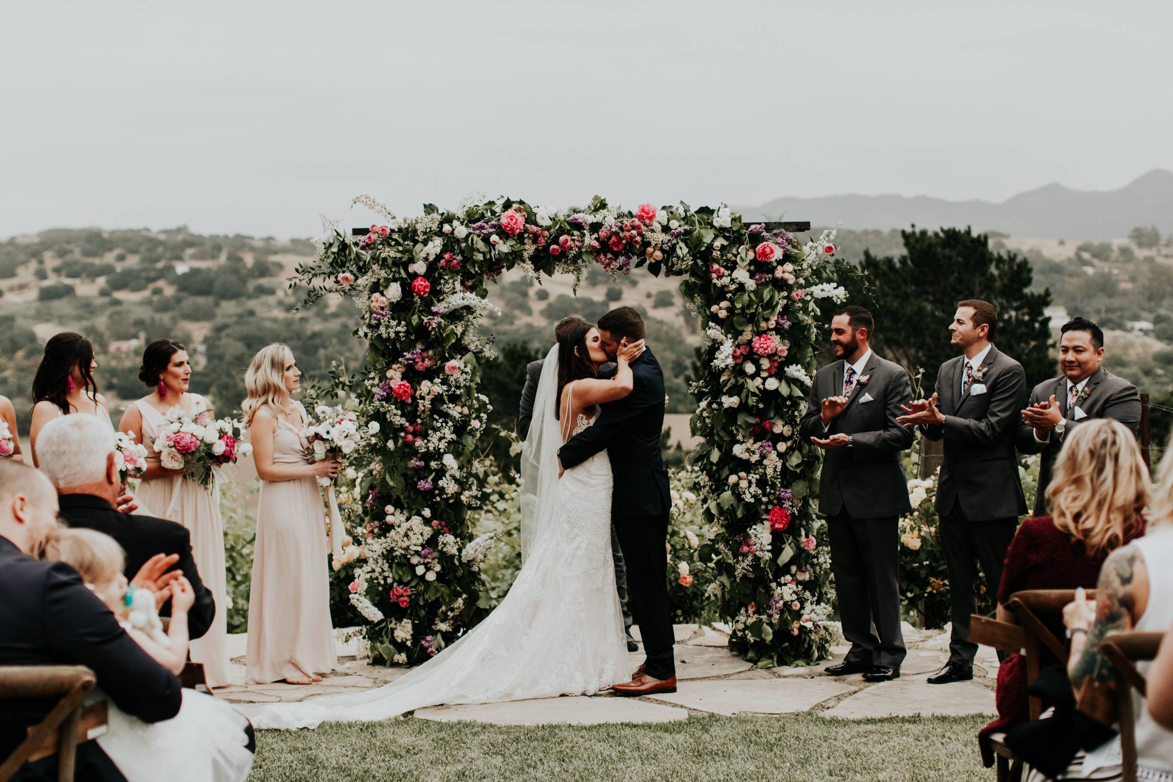 Joy and Floral Filled Wedding at The Casitas Estate by TWS