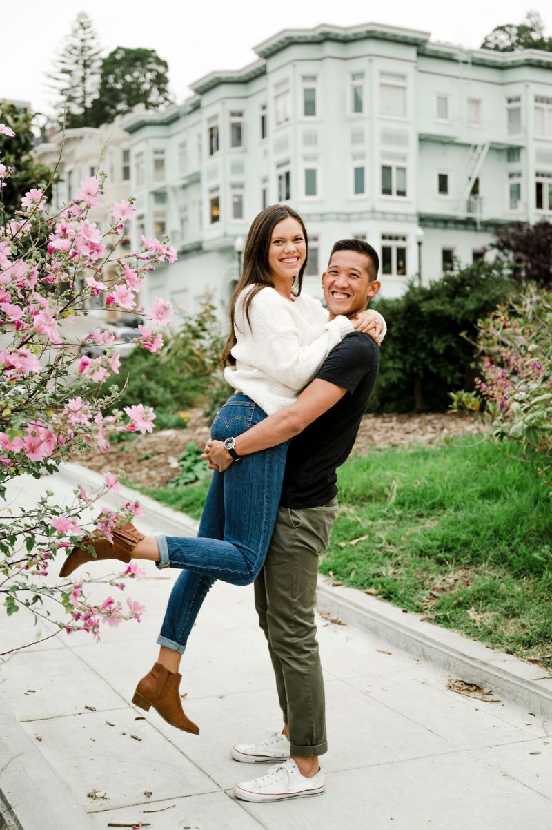 City Engagement Session from Ellie Koleen | san francisco Styled Shoot