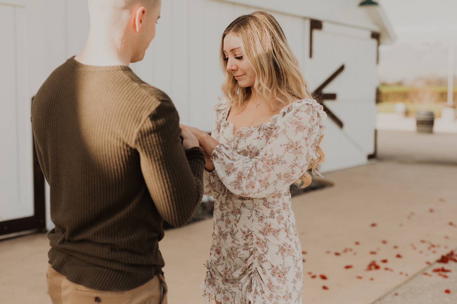 Intimate Proposal at The White Barn | San Luis ObispoReal Weddings