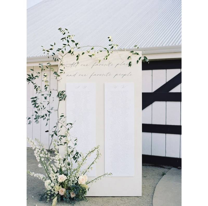 Seating Chart Inspiration | San Luis Obispo Trending Styles