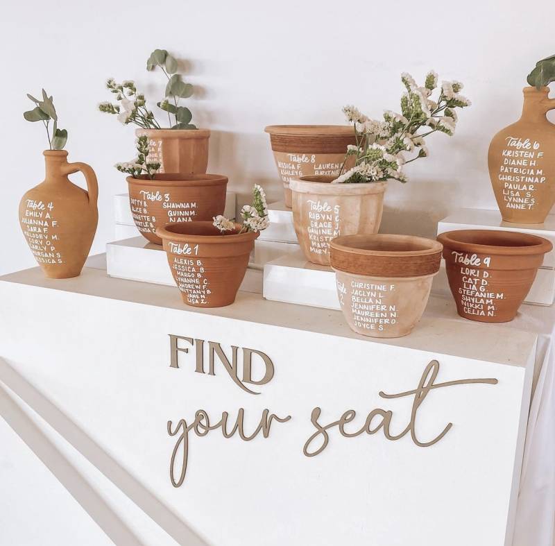 Seating Chart Inspiration | San Luis Obispo Trending Styles