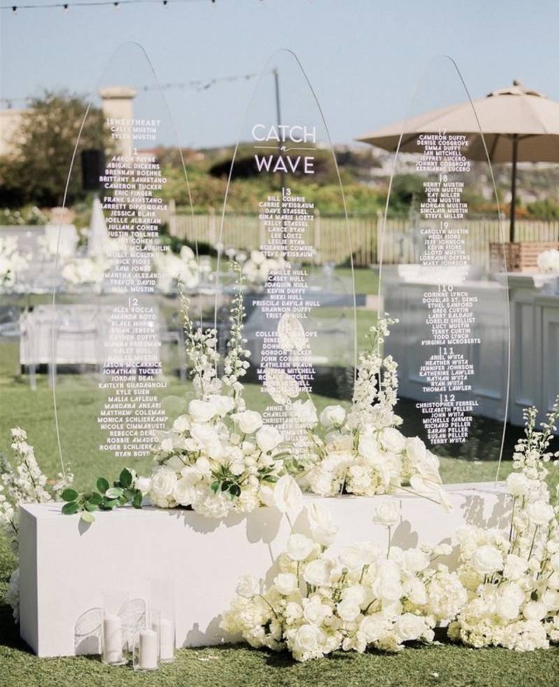 Seating Chart Inspiration | San Luis Obispo Trending Styles