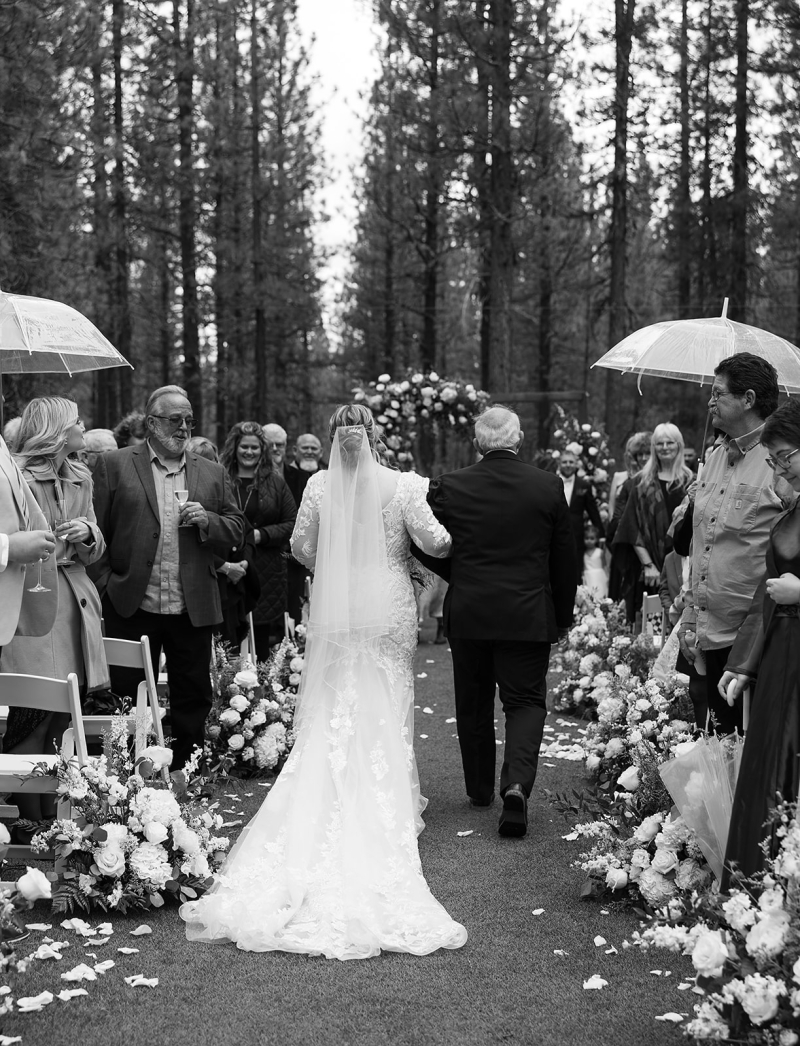 Moody Mountain Romance: A Rain-Kissed Chalet View Lodge Wedding | May